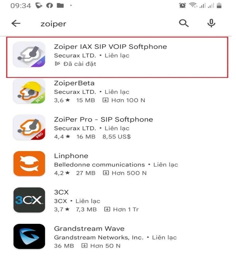 Hướng Dẫn Cài Đặt – Cấu Hình Zoiper (Android) – VoiceCloud Knowledge Base